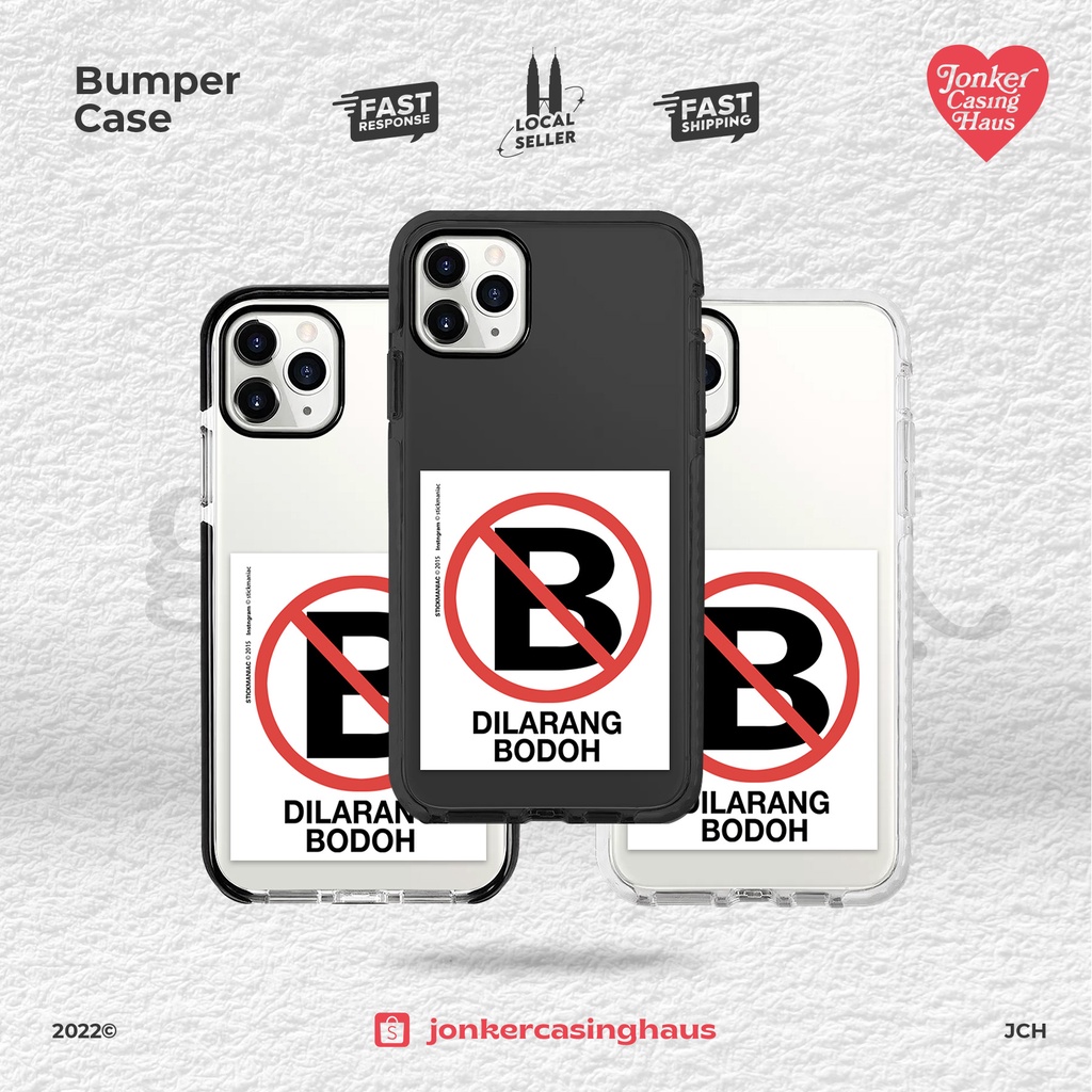DIALARANG BODO COLLECTION (MEMES STICKER SERIES) Bumper Case Casing IP ...