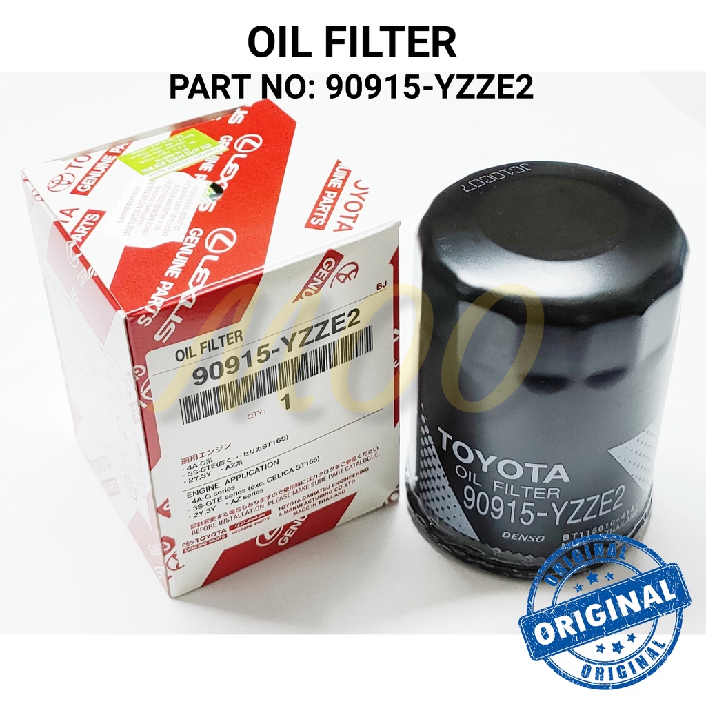ORIGINAL TOYOTA OIL FILTER 90915-YZZE2 | Shopee Malaysia