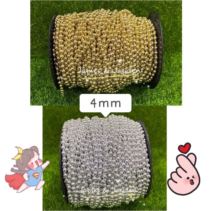 [4mm] Beads / Manik / Manik Rantai / Manik Cekak Merdeka / Beads Lace ...