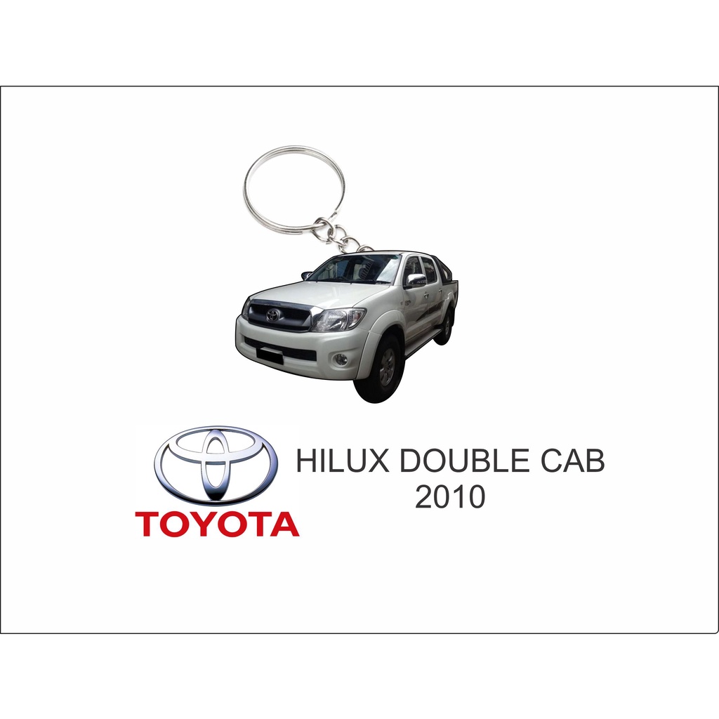 toyota hilux white 2010 keychain 2d | Shopee Malaysia
