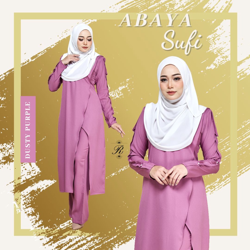 JUBAH SELUAR ABAYA BLOUSE / BLOUSE LABUH MURAH WUDUK FRIENDLY / UMRAH ...
