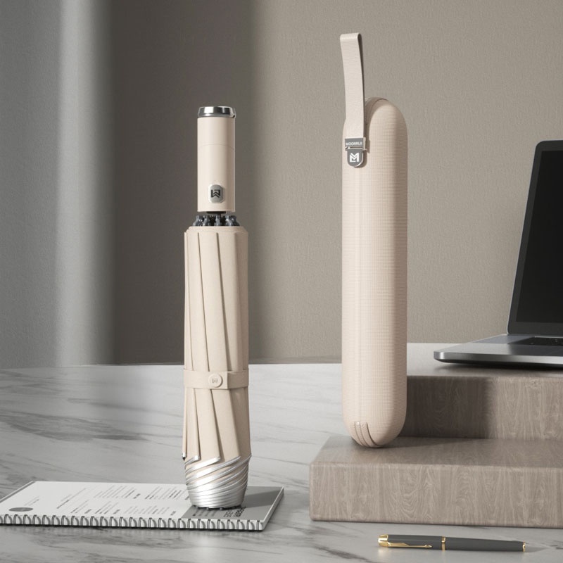 Automatic Foldable Reverse Wind Resisting Umbrella with LED Flashlight ...