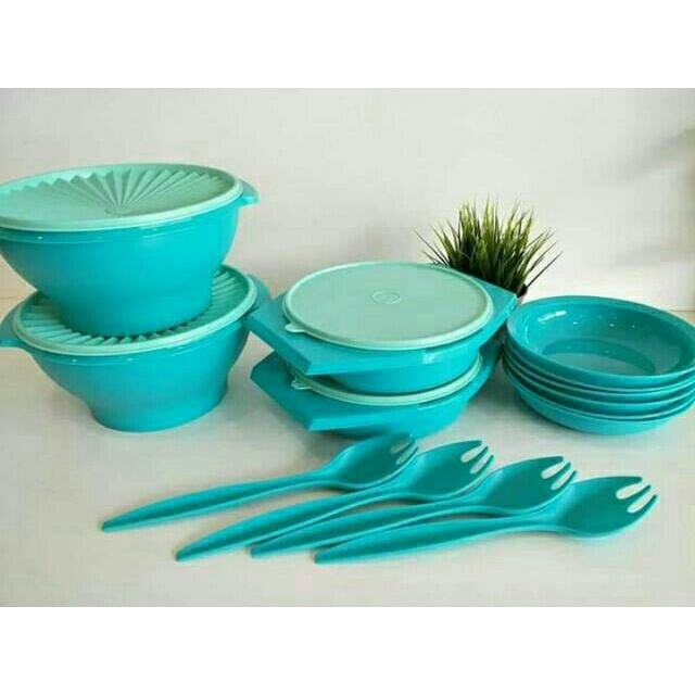 Tupperware Joy Keeper Round Server 1.8 L OR Salad Bowl 3.8L (1) with ...