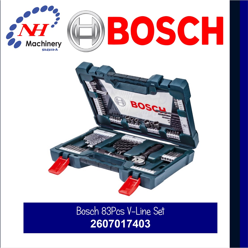 Bosch 2607017403 - 83Pcs V-Line Set | Shopee Malaysia