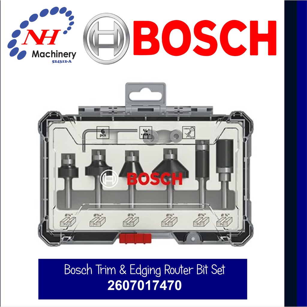 Bosch 2607017470 - Trim & Edging Router Bit Set | Shopee Malaysia