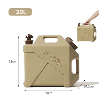 MOBI GARDEN Camping Portable Water Container Bucket Food Grade with Faucet Outdoor Indoor Travel ...