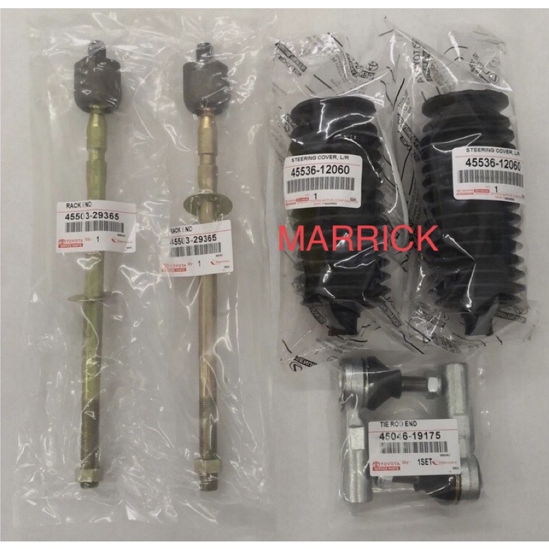 Toyota AE92 AE101 AE111 rack end tie rod end steering cover | Shopee ...
