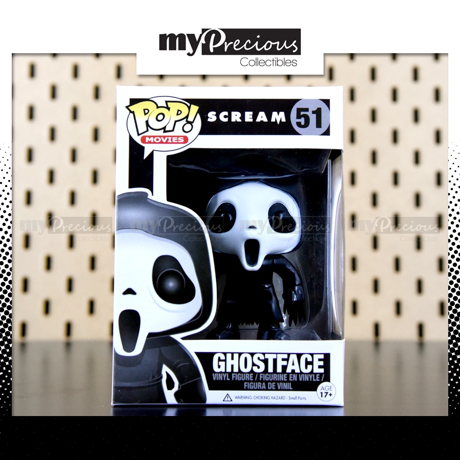 Funko Pop Movies Scream 51 Ghostface OG One Word Vaulted Pop! Vinyl ...