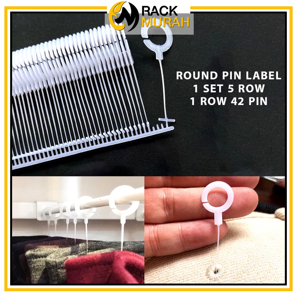 ROUND PIN LABEL 1 SET 250 PCS TAGGING PIN PRICE TAG | Shopee Malaysia
