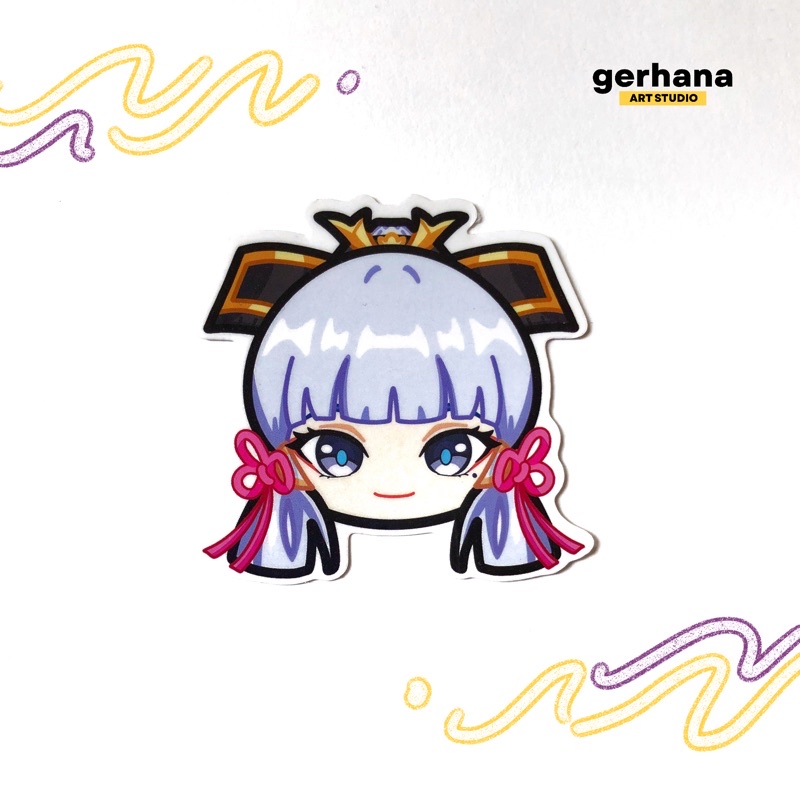 Genshin Impact Chibi Stickers | Raiden Shogun Yae Miko Ayaka Ayato ...