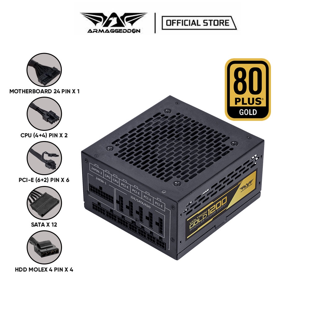 Armaggeddon 80+ Gold Certified Power Supply Voltron Gold | Shopee Malaysia