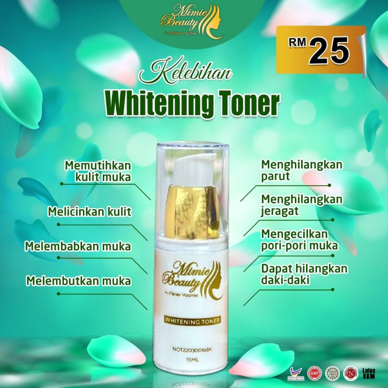 Whitening Toner (Mimie Beauty Skincare) | Shopee Malaysia