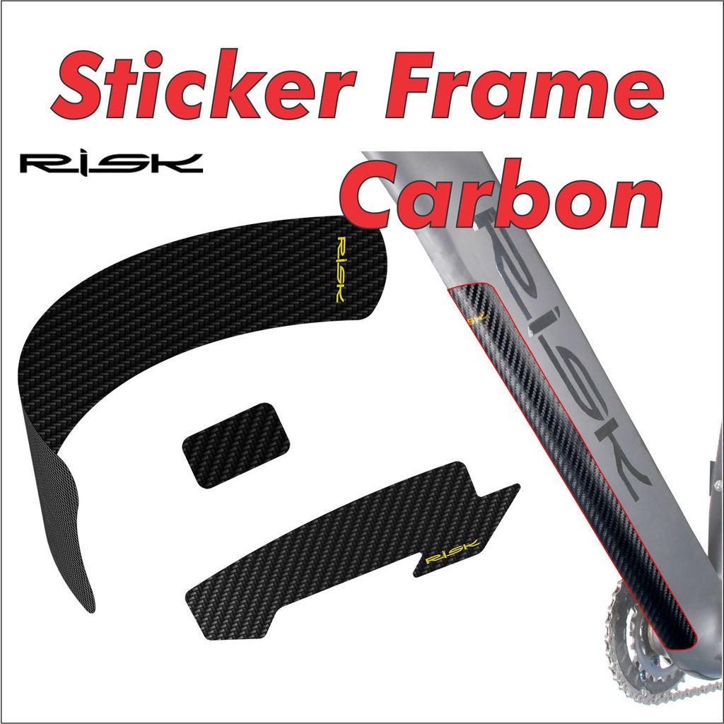 BikersManiac MTB RB Frame Protection Sticker Scratch Prevention Sticker ...