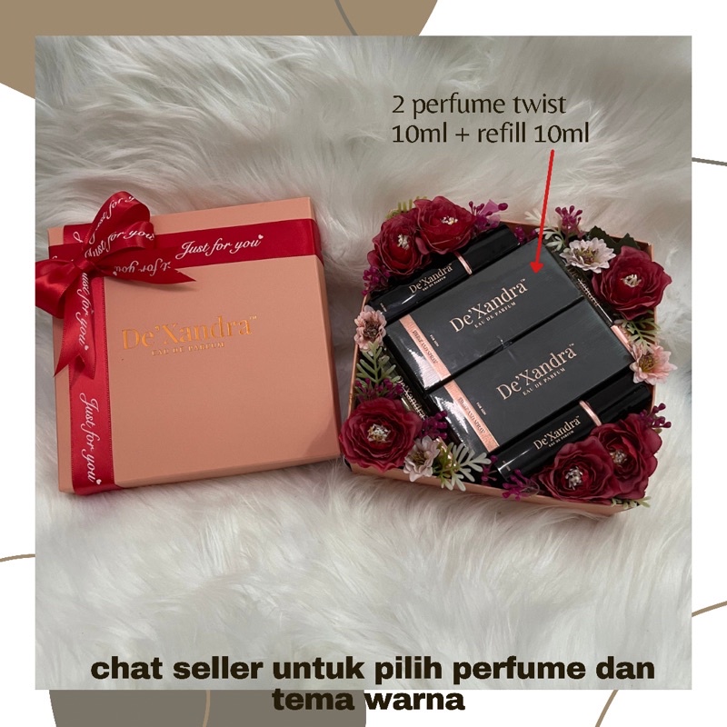 SET HANTARAN PERFUME DEXANDRA - SUPRISE BOX FOR BIRTHDAY HADIAH HARI ...