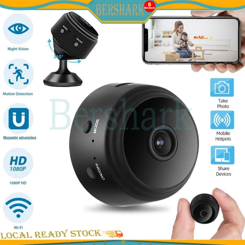 Mini Camera 1080P HD Camera Wireless CCTV Wifi Security Hidden Spy ...