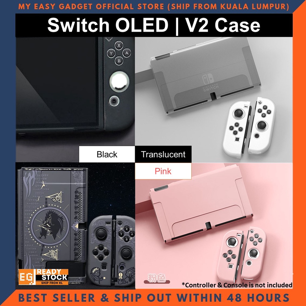Nintendo Switch OLED Case / Switch V2 Casing Protective Cover with Joy ...