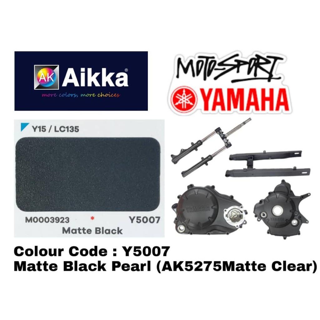 [Yamaha Y15 Y5007 ] Matte Black Cat Motor/ Engine Cover/ Swing Arm ...