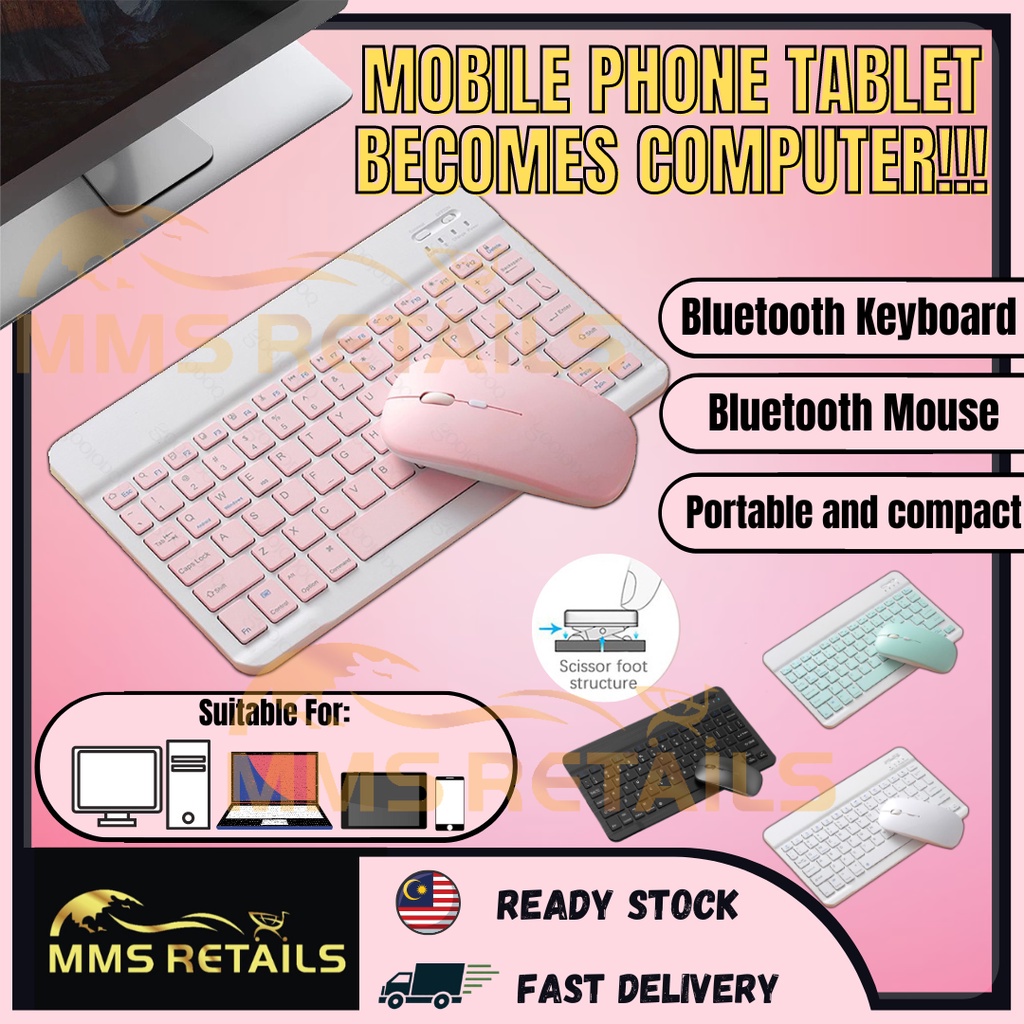 7 inch / 10 inch Universal Wireless Bluetooth Keyboard Universal ...