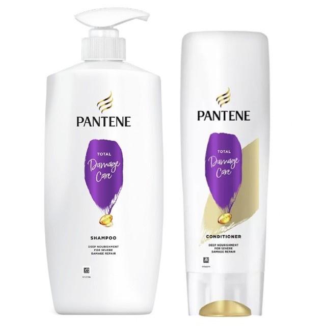 Pantene Damage Care Shampoo 480ml & Conditioner 300ml (Exp 2025 ...