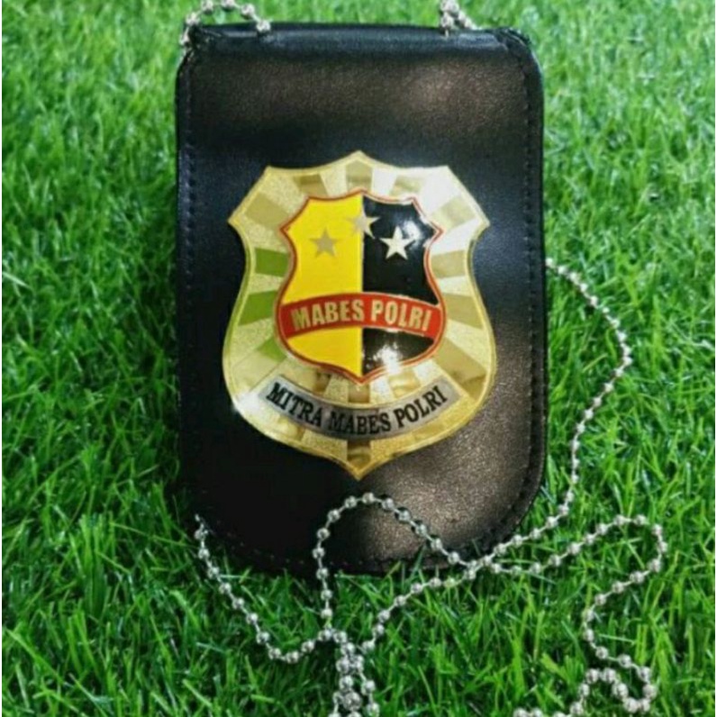 GANTUNGAN National Police Headquarters Partner KTA badge necklace ...