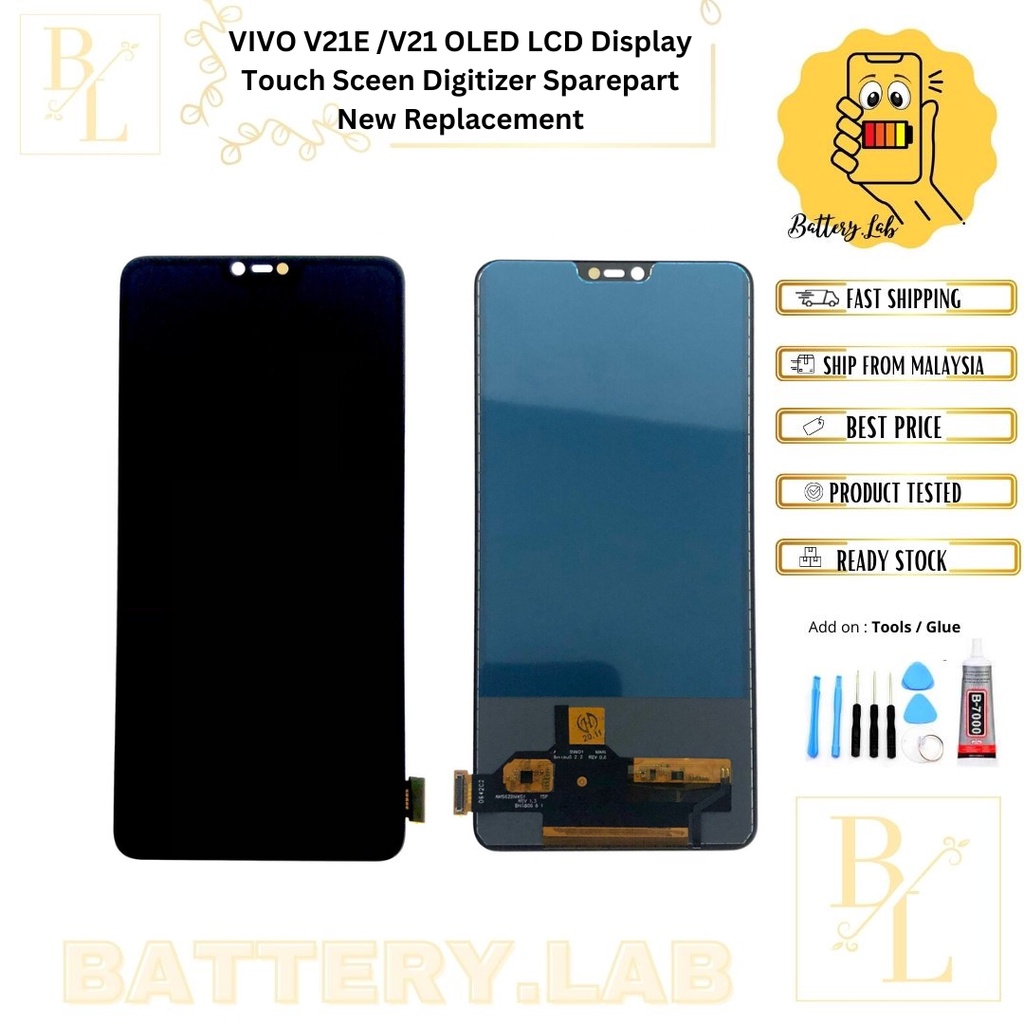 VIVO V21 (4G,5G) / V25 / V25E AA/OLED/ORI LCD Display Touch Sceen ...
