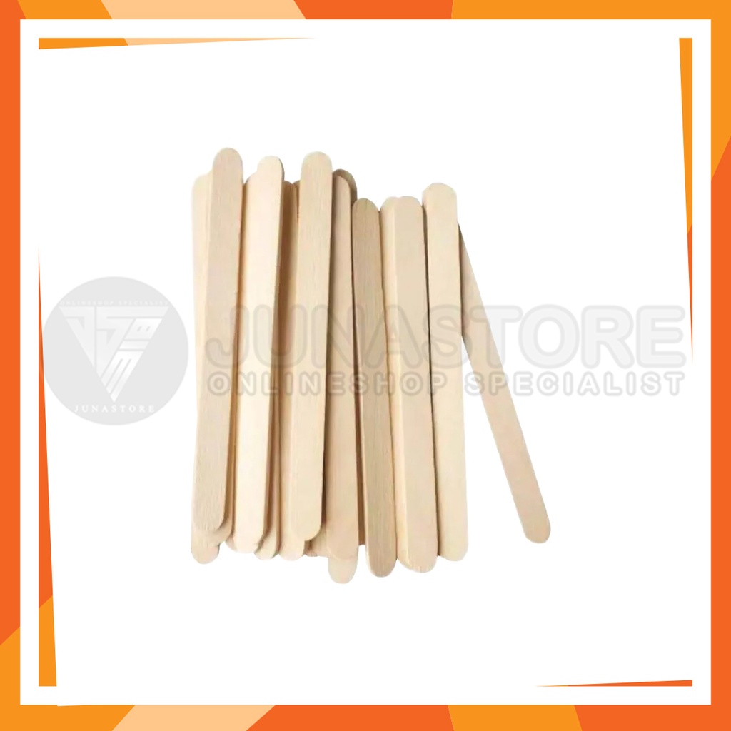 KAYU Wooden ice cream Sticks/Wooden ice cream Sticks (50Pcs) | Shopee ...