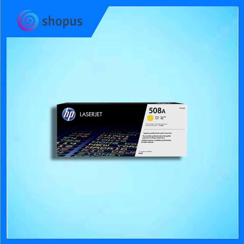 HP 508A Yellow Original LaserJet Toner Cartridge (CF362A) | Shopee Malaysia