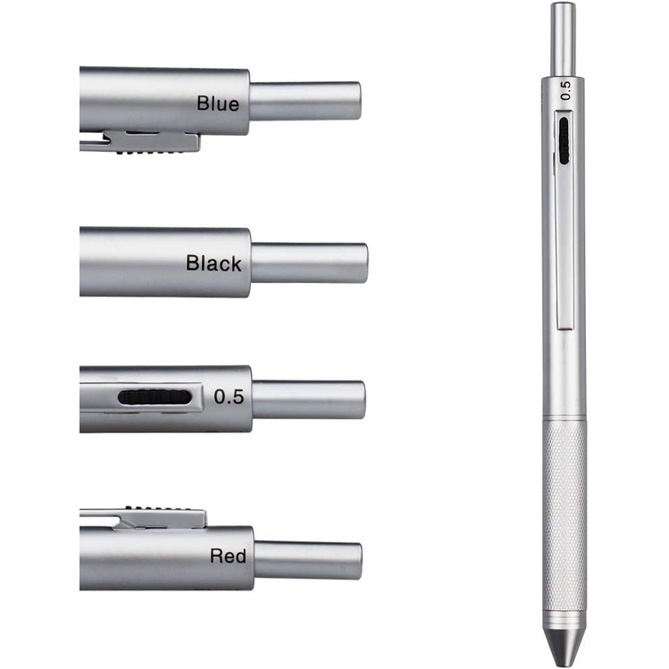 🔆Ready Stock!!!🔆ARMOR 4 in 1 Multi-Function Pen 4 Colors Pen with 0.5mm Mechanical Pencil [Free ...