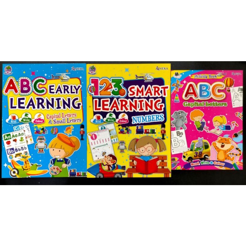 (ANEKA)SIRI MANGGIS ABC EARLY/123 SMART LEARNING CAPITAL LETTERS ...