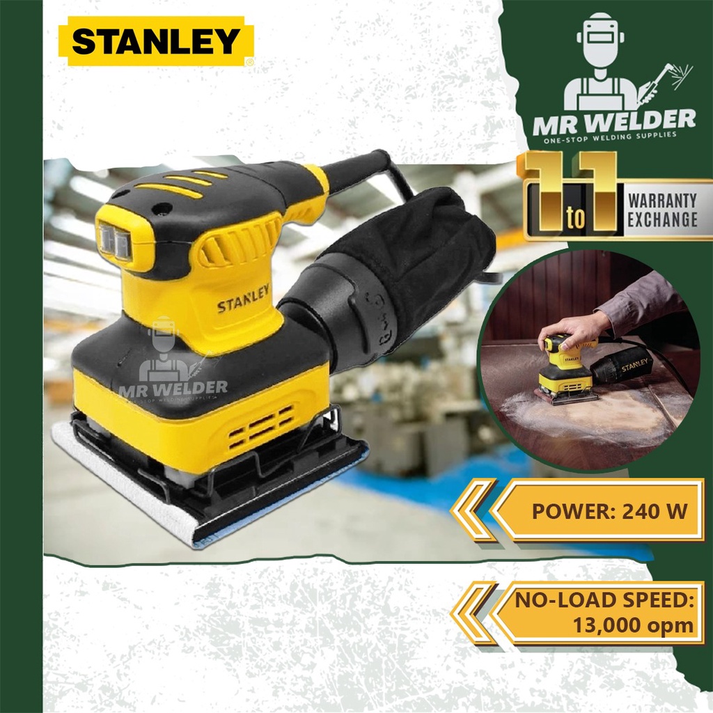 STANLEY SS24-XD 240W 1/4 Inch Sheet Sander With High Power Motor SS24 ...