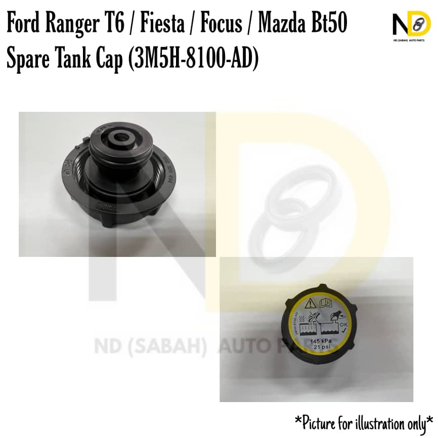 FORD RANGER T6 / FIESTA / FOCUS / MAZDA BT50 PROTON X50 X70 SPARE TANK ...