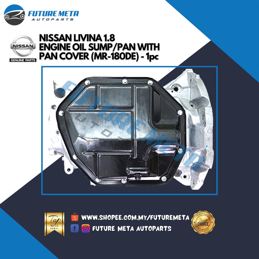 🔥 NISSAN Ori Engine Oil Sump/Pan With Pan Cover (MR-180DE) 🔥 *Nissan ...
