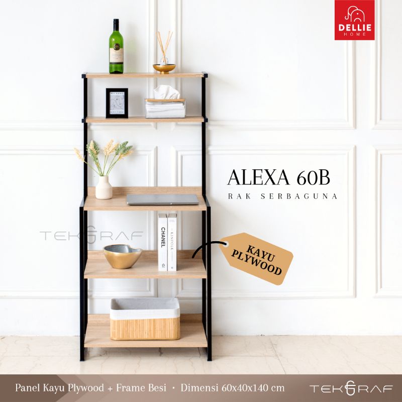 KAYU Alexa 60 B Techgraphic Shelves Stacking Versatile Kitchen Cabinets ...