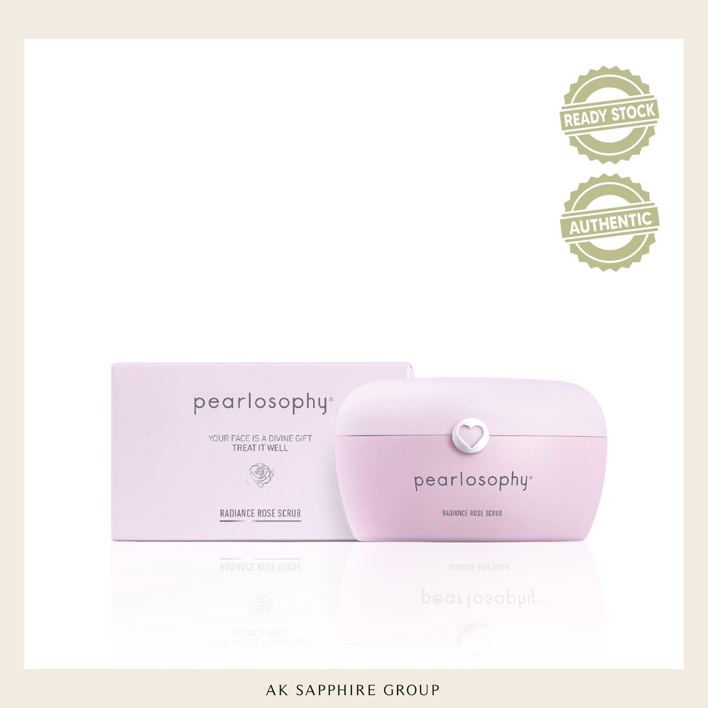【送赠品】Pearlosophy Radiant Rose Face Scrub (50ml) Gentle Remove Blackhead ...