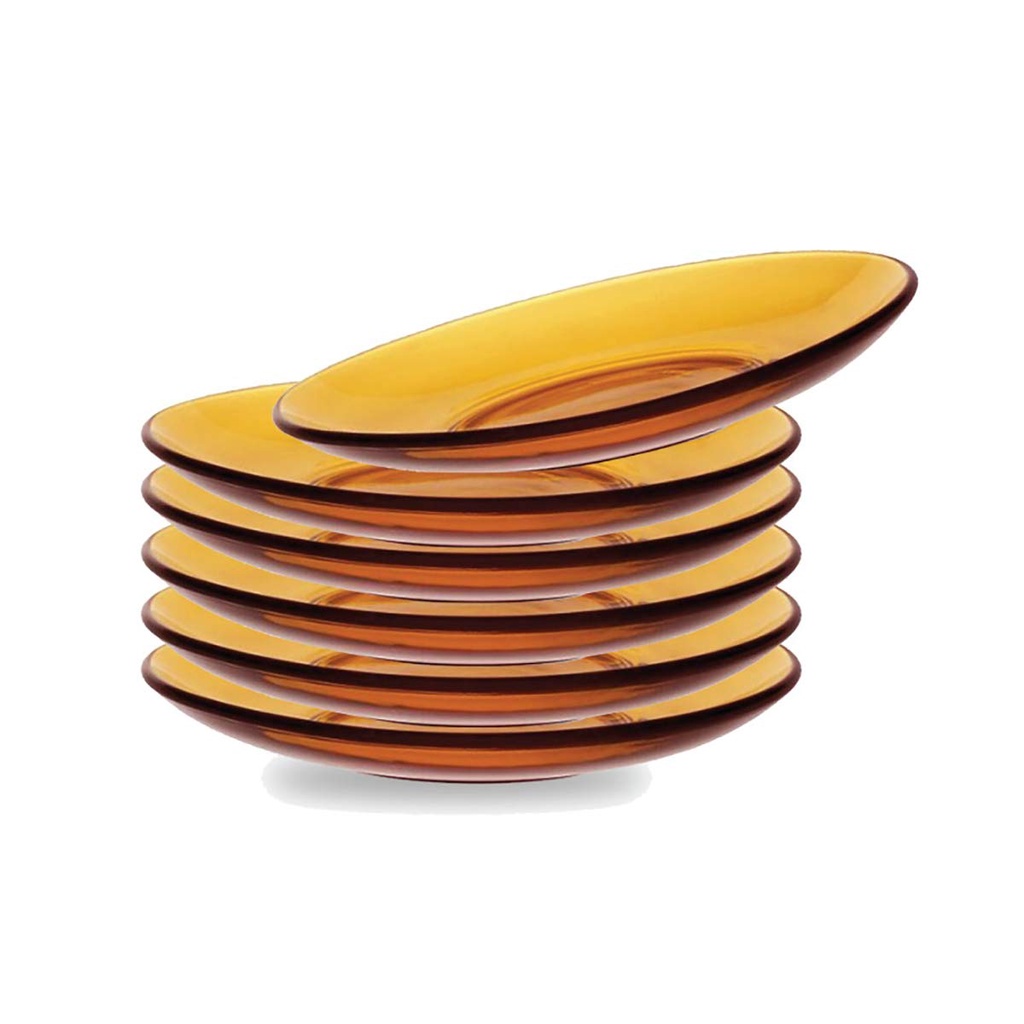 Piring Kuih /Desserts Plate/Piring Kaca Coklat | Shopee Malaysia