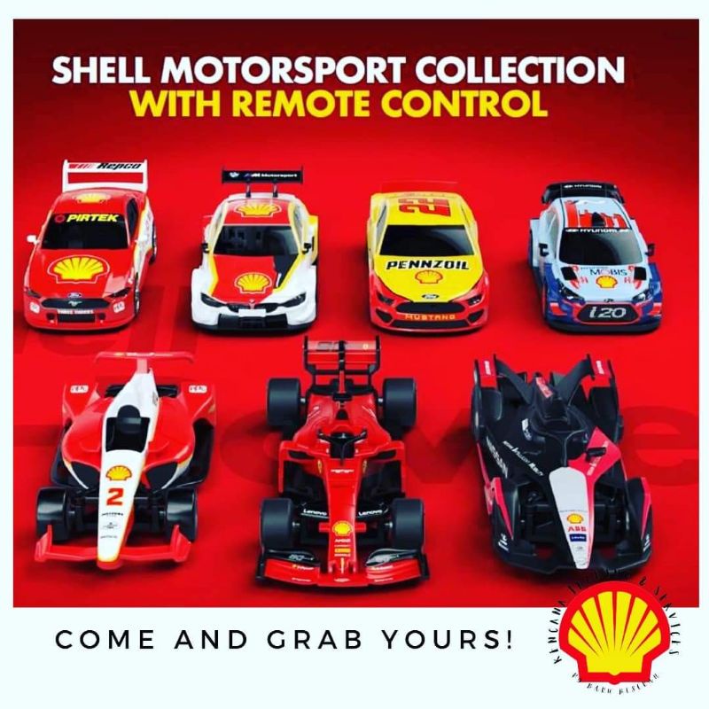 READY STOCK Shell Motorsport Collection 2022 Bluetooth Remote Control ...