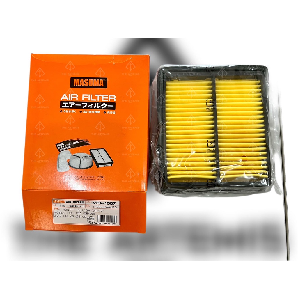 (MASUMA JAPAN) AIR CLEANER FILTER HONDA JAZZ GE6-GE8/FREED(17220-PWA ...