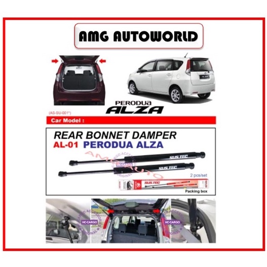 PERODUA ALZA 2008 2010 2012 2014 2016 2018 2020 REAR BONNET ABSORBER ...