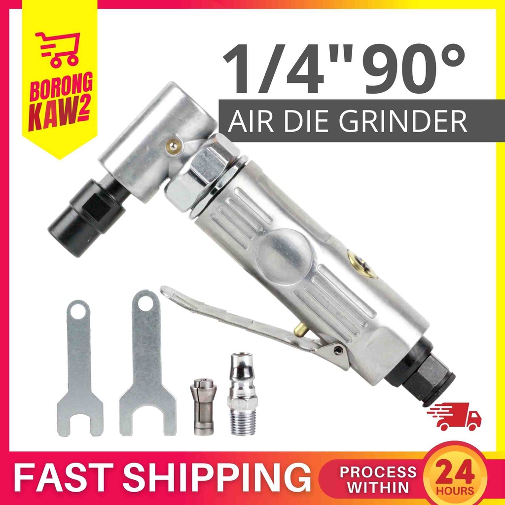 1/4" 90Degree Angle Air Die Grinder Air Pneumatic Right Angle Die ...