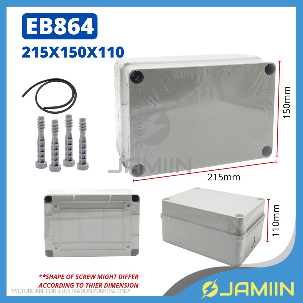 WIREMAN IP56 PVC Enclosure Electrical Junction Box Autogate Box CCTV ...