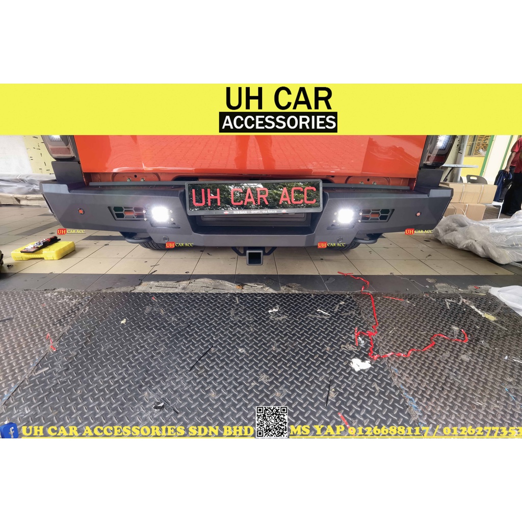 ISUZU DMAX D-MAX 2020 2021 2022 FORCE OP2 REAR BUMPER BULL BAR | Shopee ...