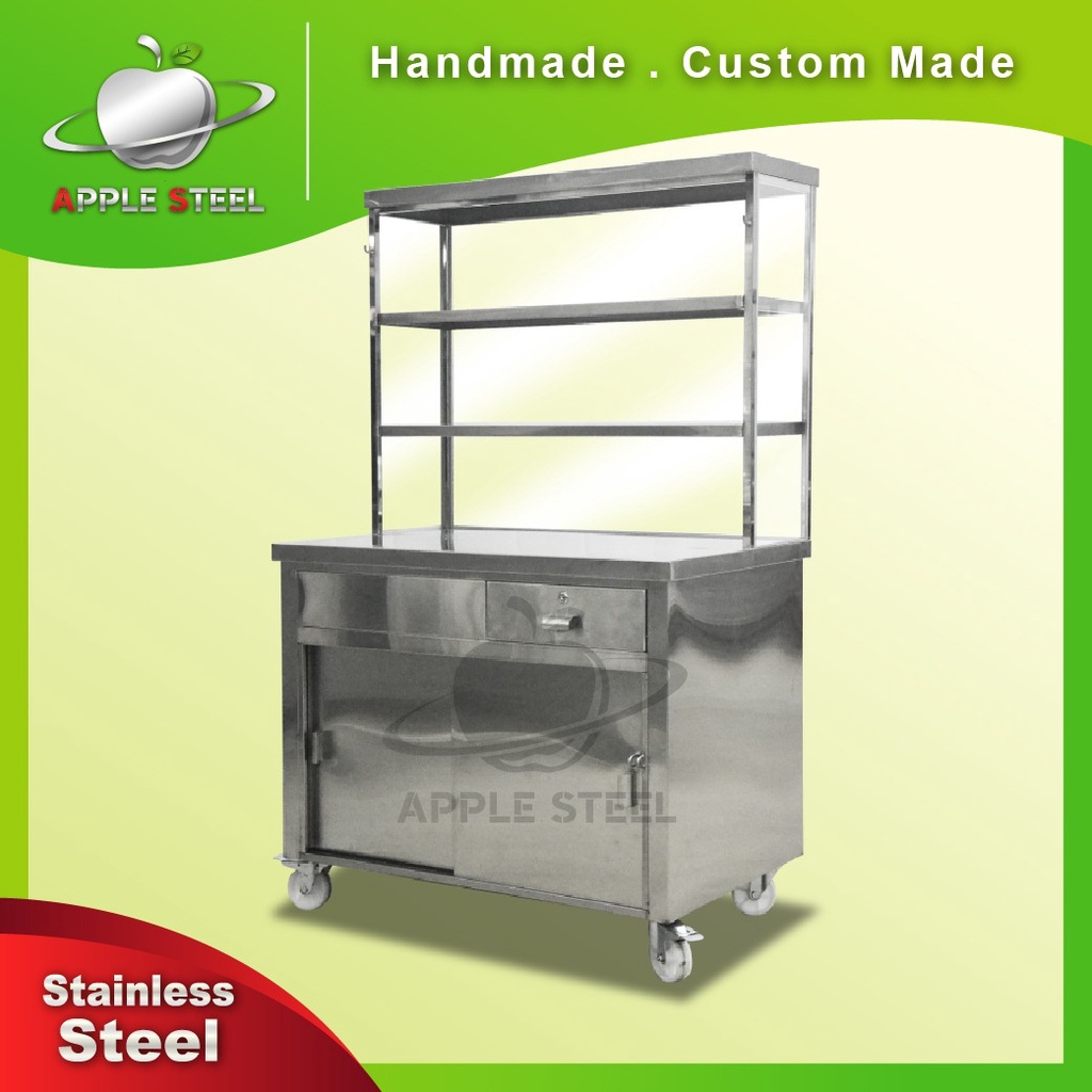 Stainless Steel Mee Counter / Nasi Ayam , Chicken Rice Handmade Keluli ...
