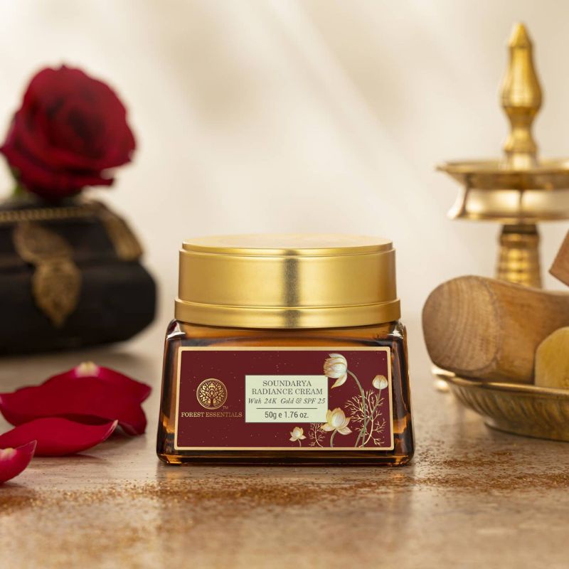 Readystock Forest Essentials Soundarya Radiance Cream With 24K Gold ...