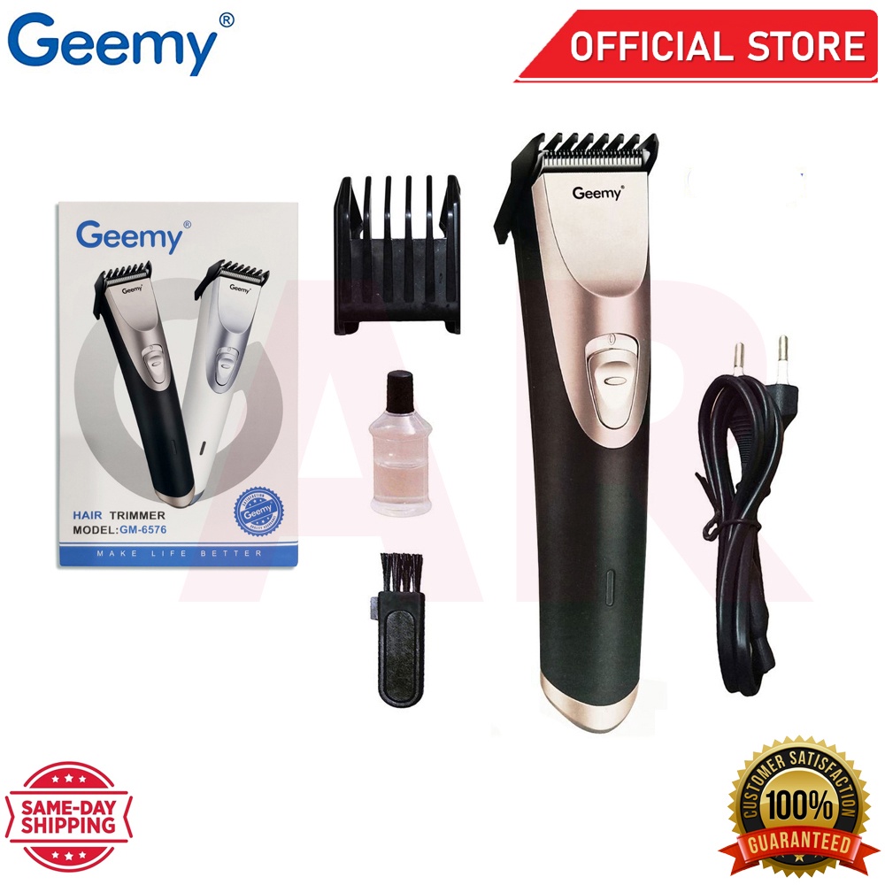 Geemy GM 6576 Hair Clipper Rechargeable Hair Trimmer Men Beard Trimmer ...