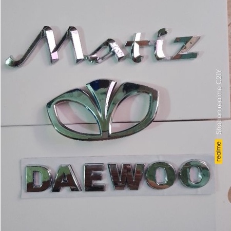 Stickers, decals, logos/embossed logos DAEWOO MATIZ- Skam Autoparts ...