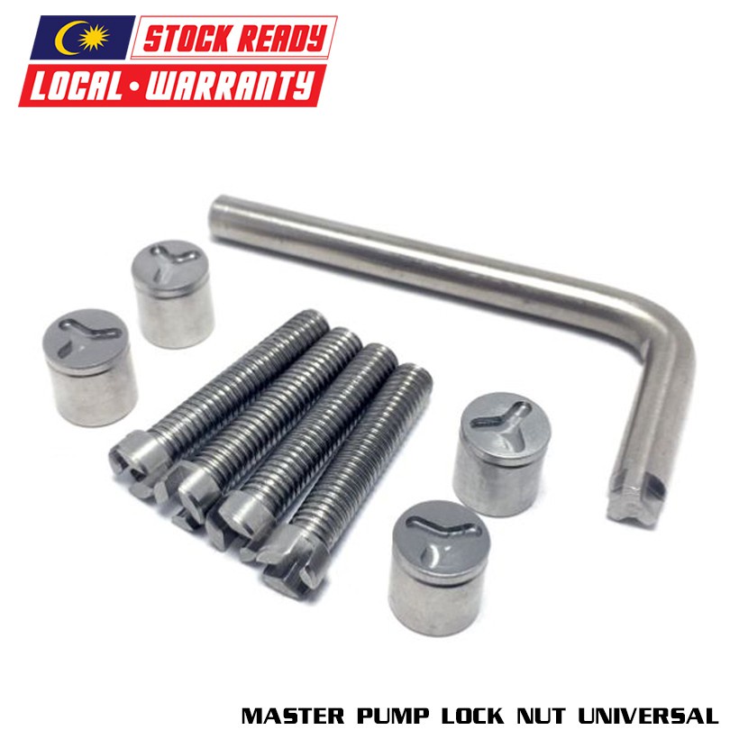 Brake Master Pump Clutch Brembo Nissin HEL Special Safety Nut With Key ...