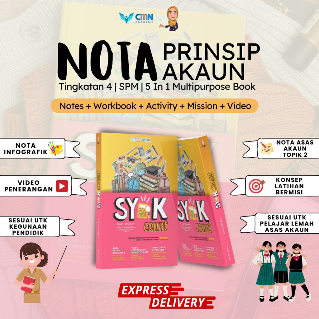 PRINSIP AKAUN NOTA AKTIVITI BUKU SYOK-COUNT (T4) 8 STEP BY STEP ...
