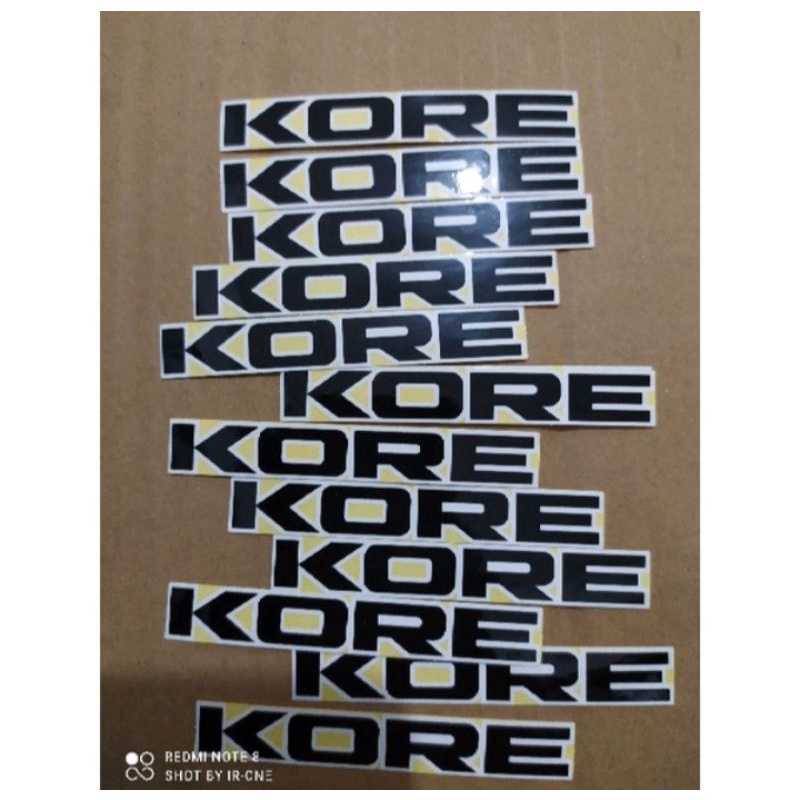 Original KORE bicycle sticker Decal | Shopee Malaysia