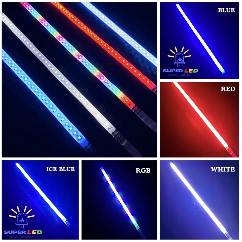 HOT ITEM Led Strip Lights Running Eyebrow LED 30cm Motorcycle Car ...