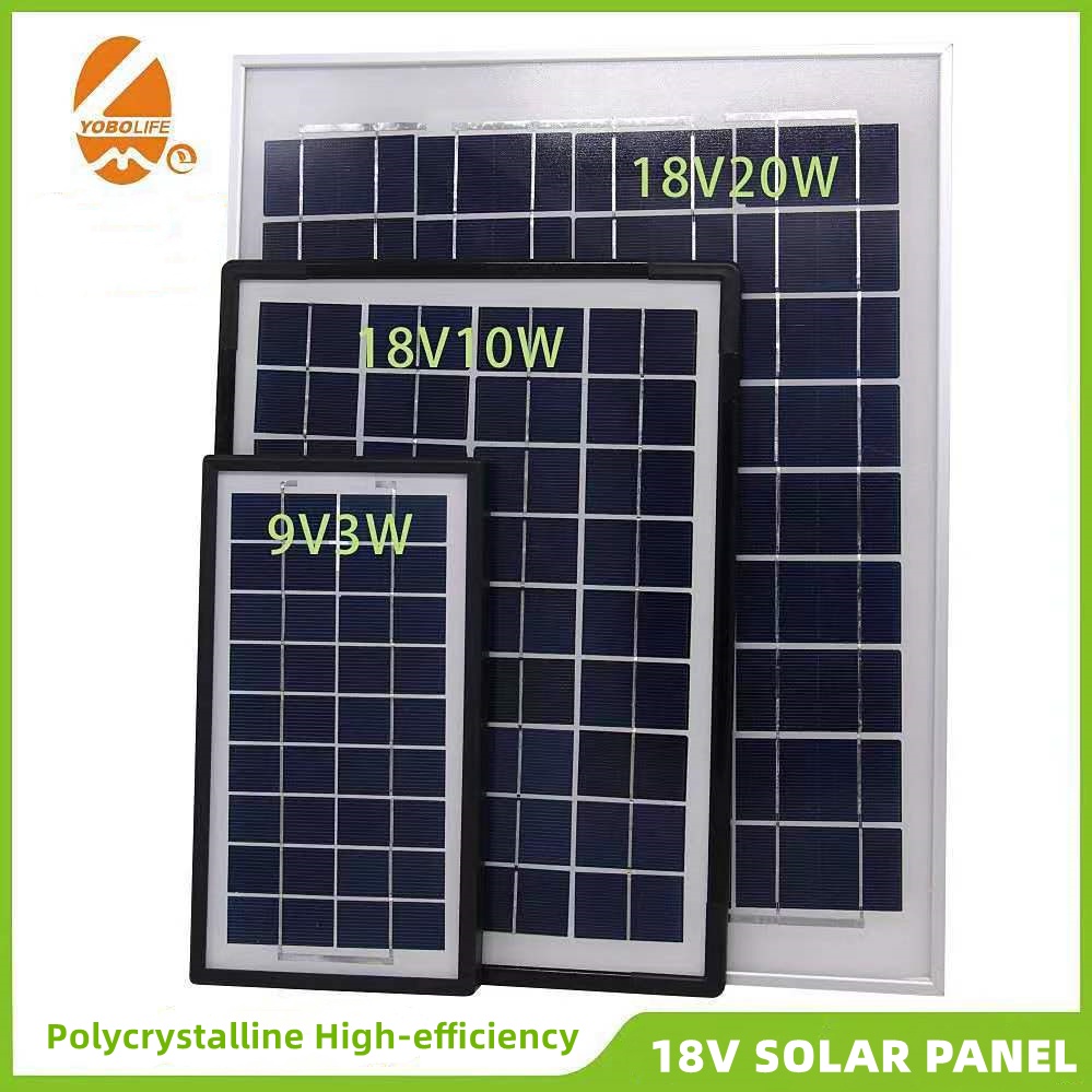 YOBOLife 18V 15W 30W Solar Panel Solar Power System Charging Supply ...
